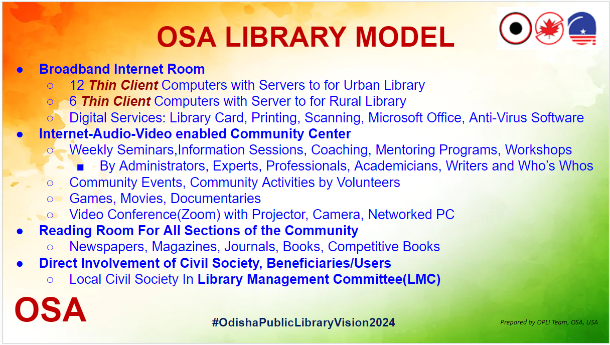 OSA Public Library Model - OSA Public Library Initiatives(OPLI)